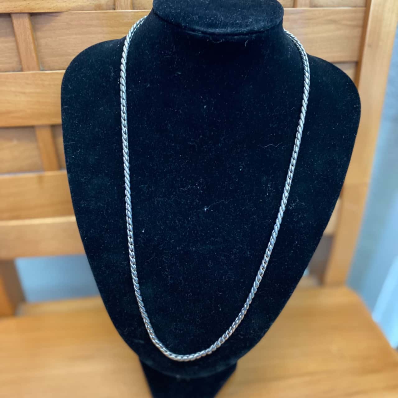 Heavy Stamped Silver Chain(s)