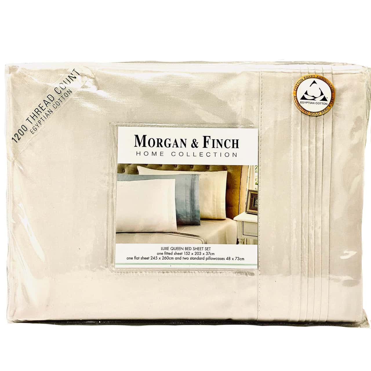 BNIB Morgan & Finch Luxe Queen Bed Sheet Set