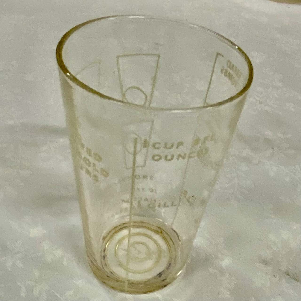 Vintage The Improved Household Measure Glass(s)