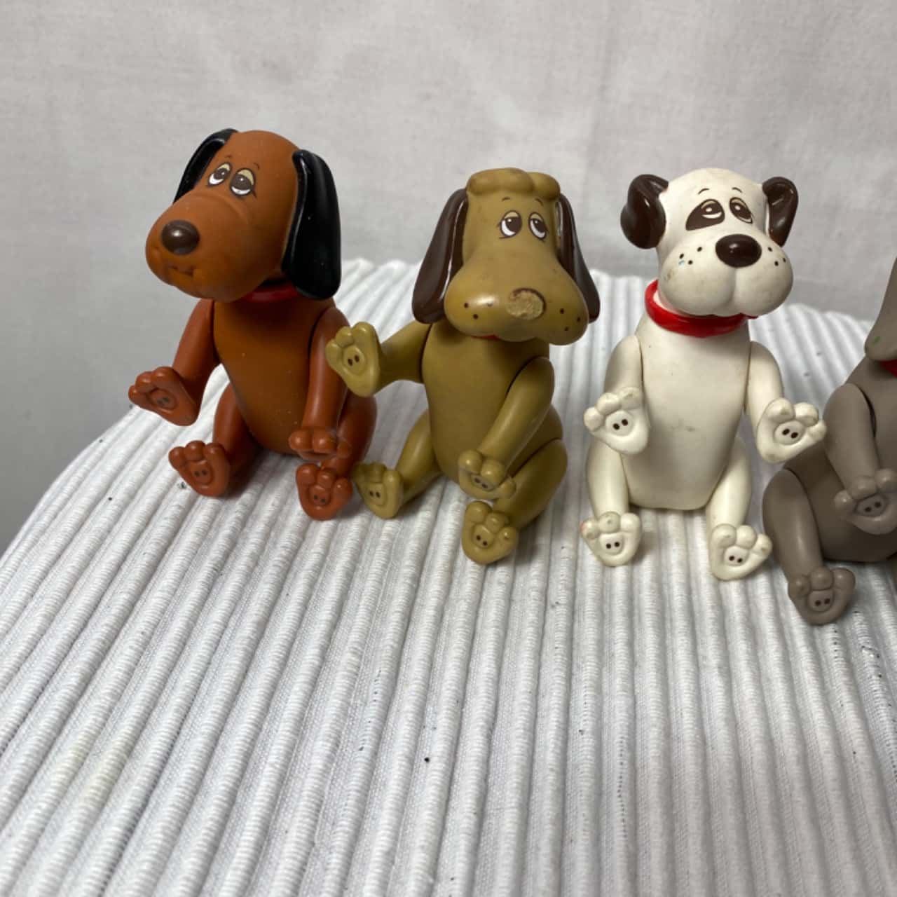 Vintage 1986 Tonka Pound Puppies mini figures bundle x 5