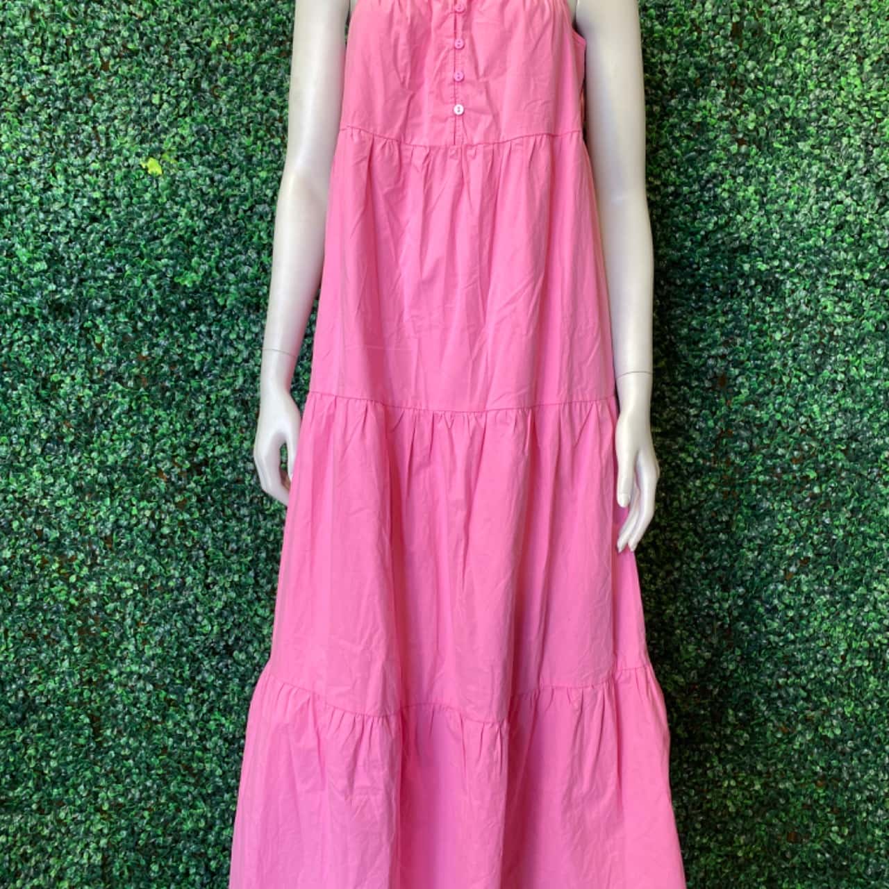 Atmos&Here Womens Size 8 Maxi Dress Pink (s)