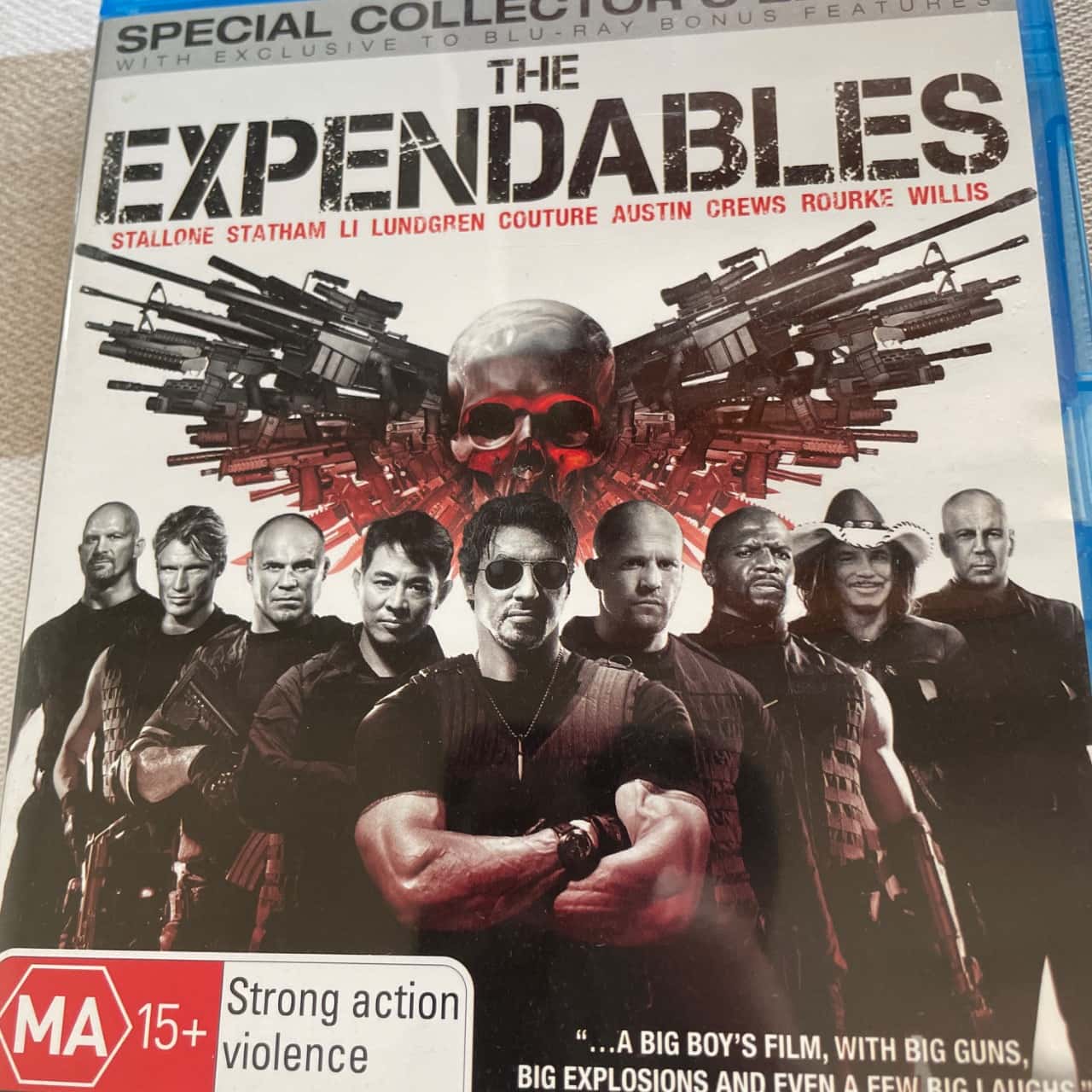 The Expendables Blu Ray (s)