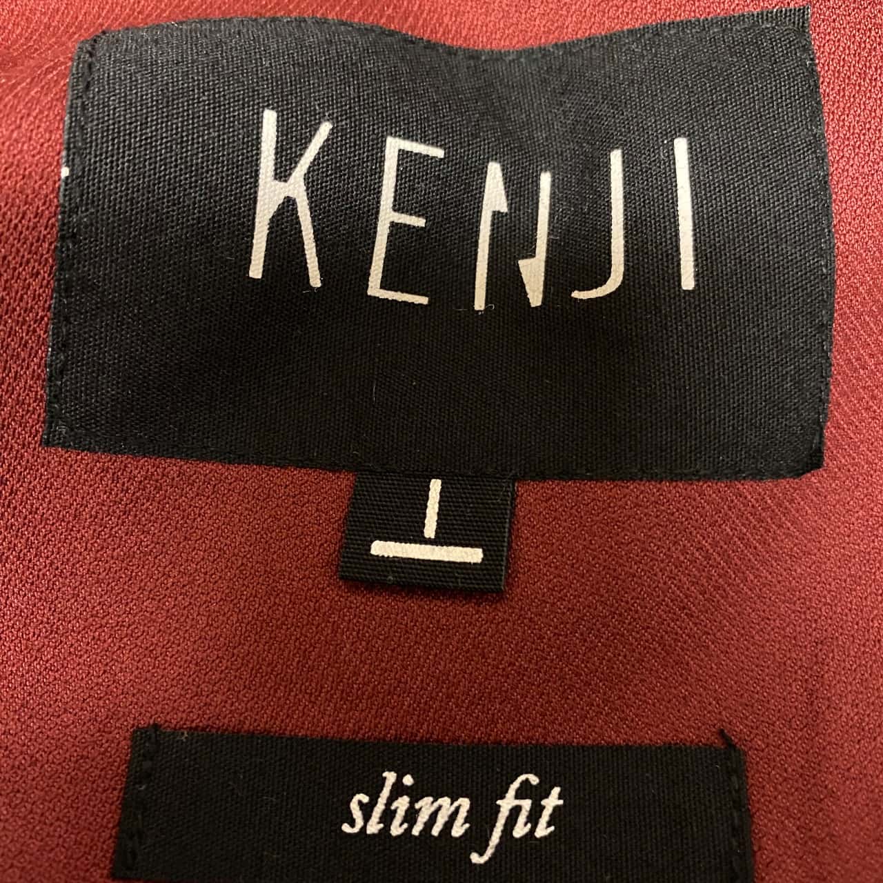 Kenji Men's Size L Maroon Suit Jacket(s)