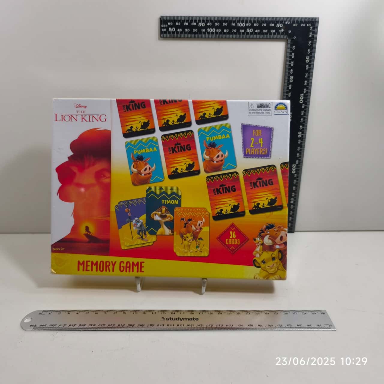 The Lion King Memory Game Disney Sealed