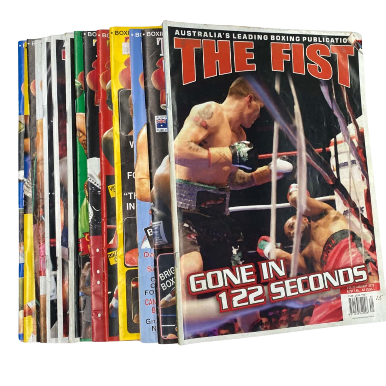 20 Old Boxing Magazines (The Fist, Boxers & The Ring)