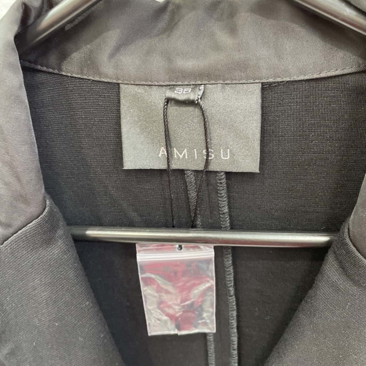 Amisu Womens Size 10 / 38 Black short waisted Evening Jacket (s)