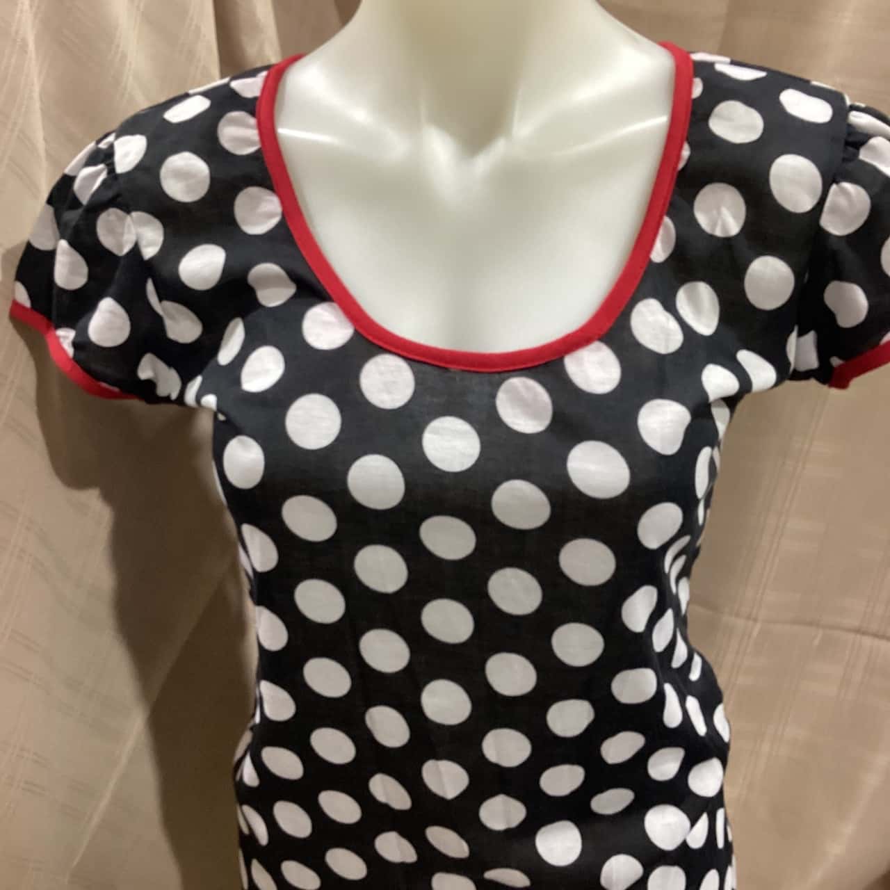 Rockabilly/Alternative Polka Dot Top