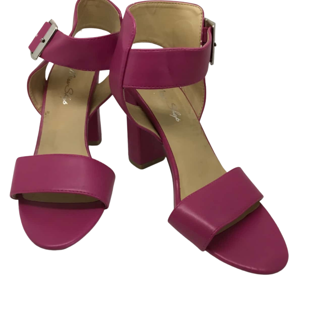 Miss Shop Womens Size 7 Pink Strappy Heels(s)