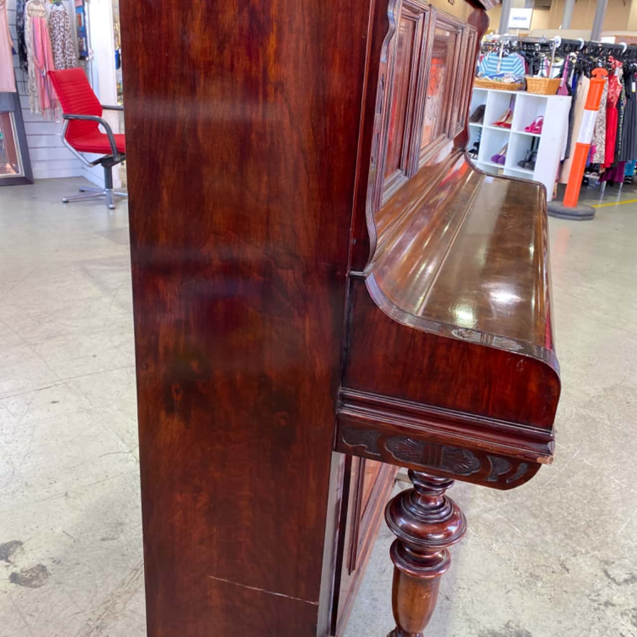 Vintage Julius Pfaffe Upright Piano ~ Hugo Wertheim