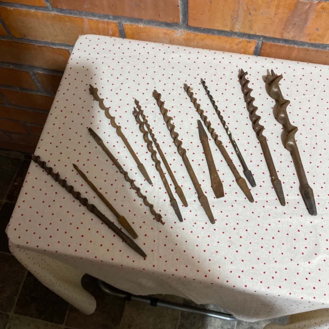 Vintage Bit Brace Ratchet will 12 hand drill bits(s)