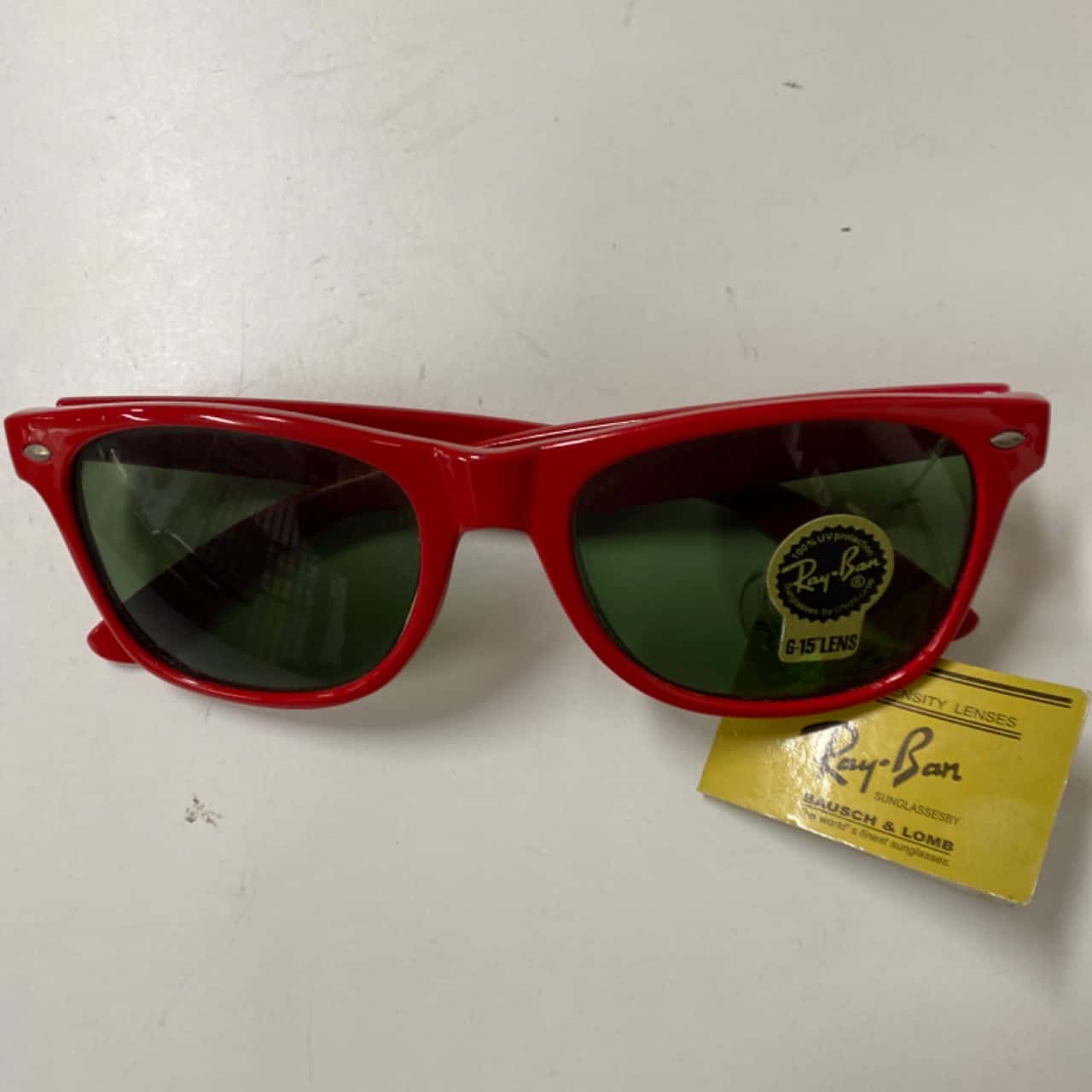 Ray-Ban Womens sunglasses red frame(s)