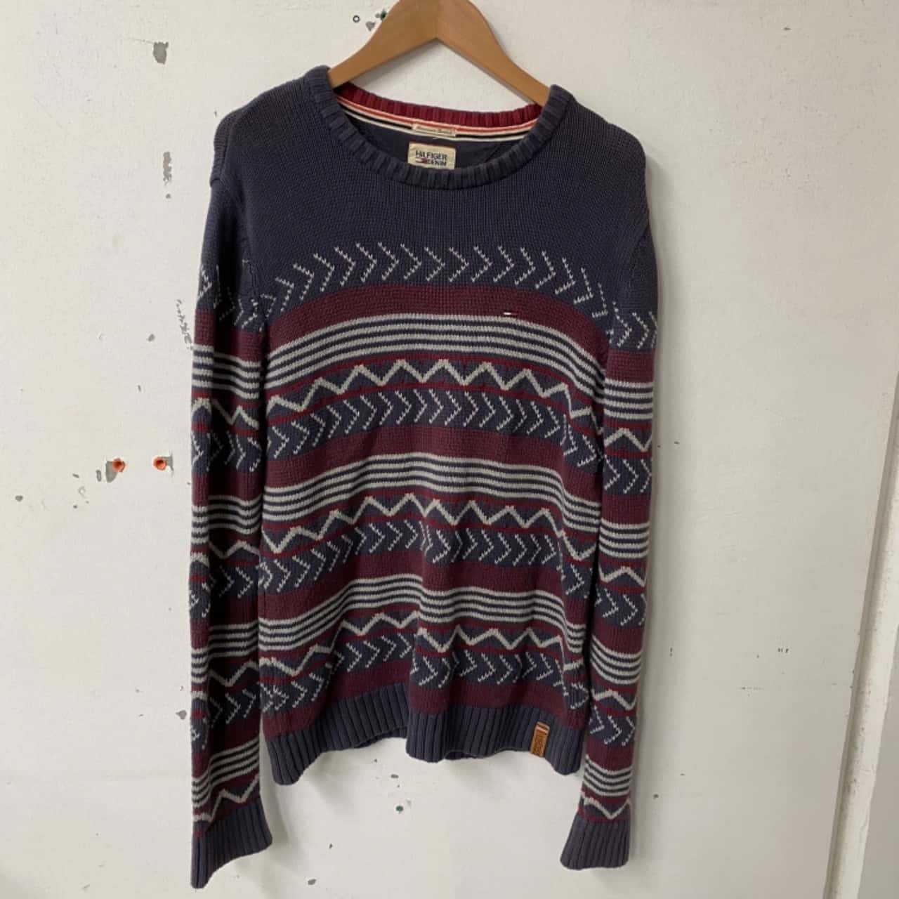 Tommy Hilfiger Mens Size S Knit Jumpers Multicoloured (s)
