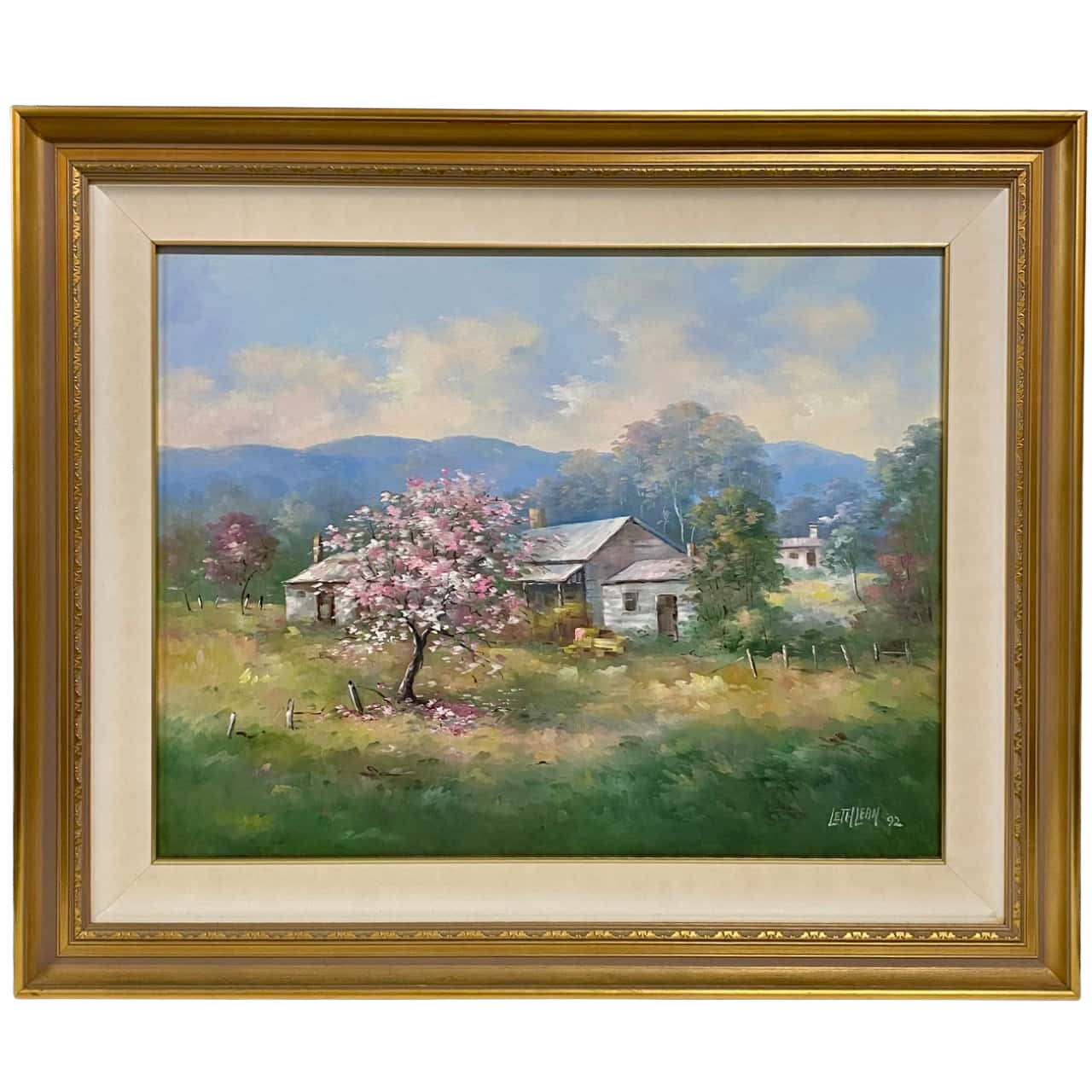 Oil Painting “Old House Beechworth Vic” Artist Pam Lethlean 104cm x ...