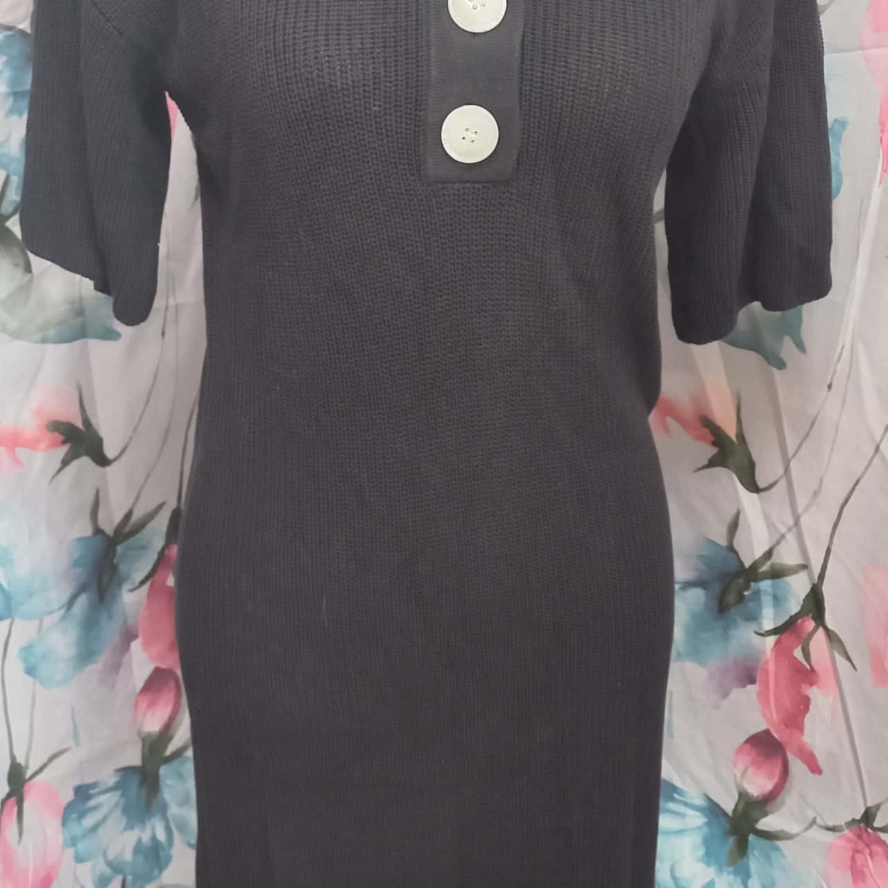 Country Road Womens Size XS Knitted Maxi Dress Black (s)