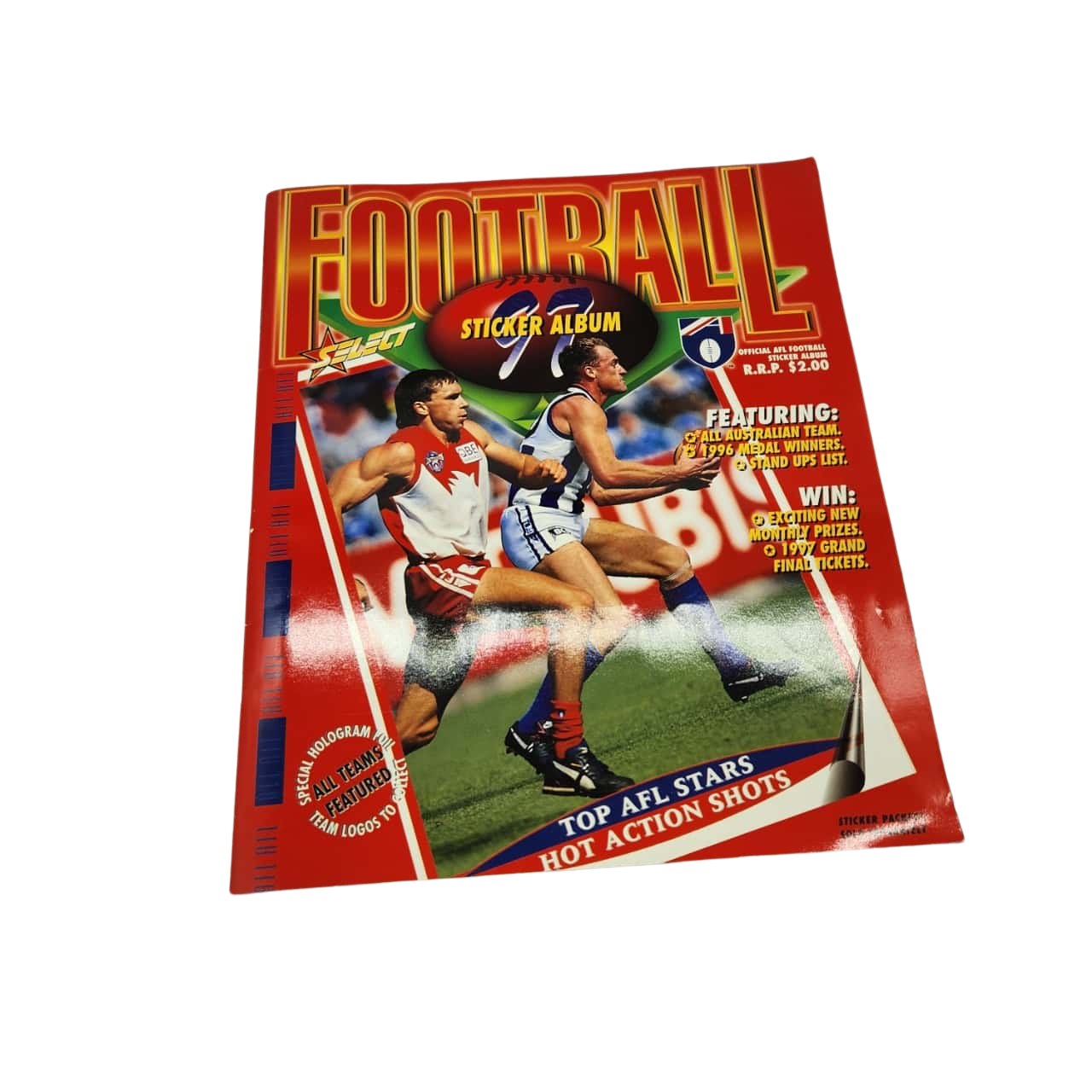 1997 Select AFL Football Sticker Album - Stickers Included(s)