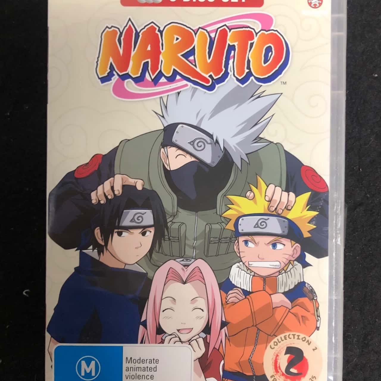 Naruto Uncut DVD Collection 2 Episodes 14 - 25
