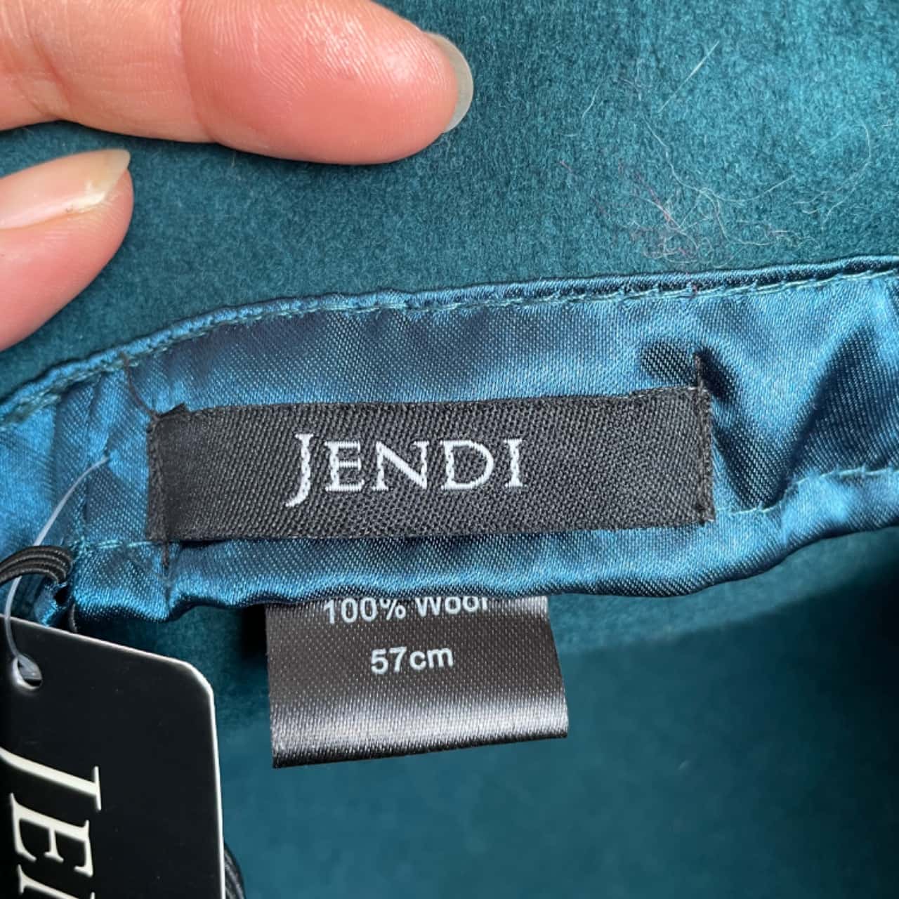 Jendi Women's 100% Wool Cloche Hat with ribbon, Vintage Style(s)