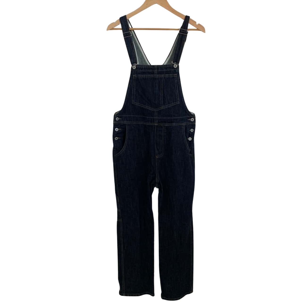 Medium Navy Blue Denim Overalls(s)