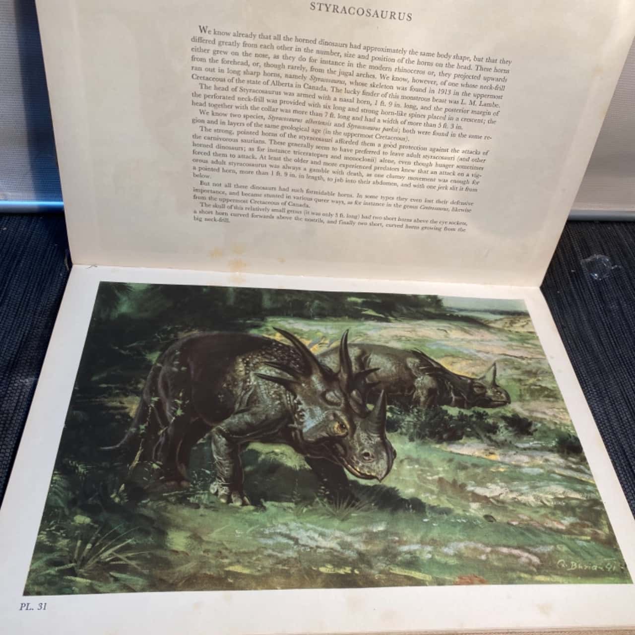 Prehistoric animals 50s 60s