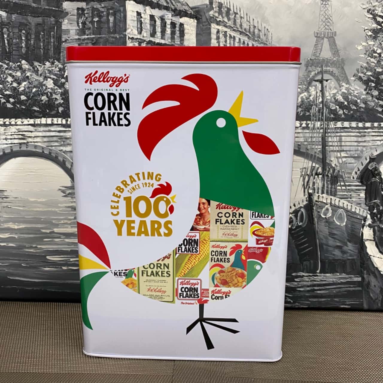 Corn Flakes collectable 100 years metal tin(s)