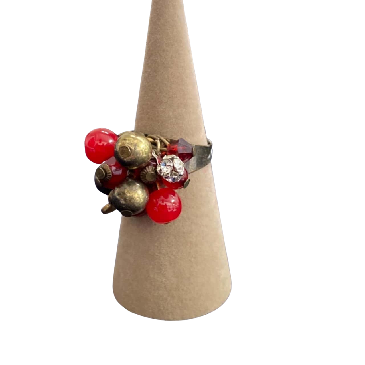 Red & Bronze Funky Ring (s)