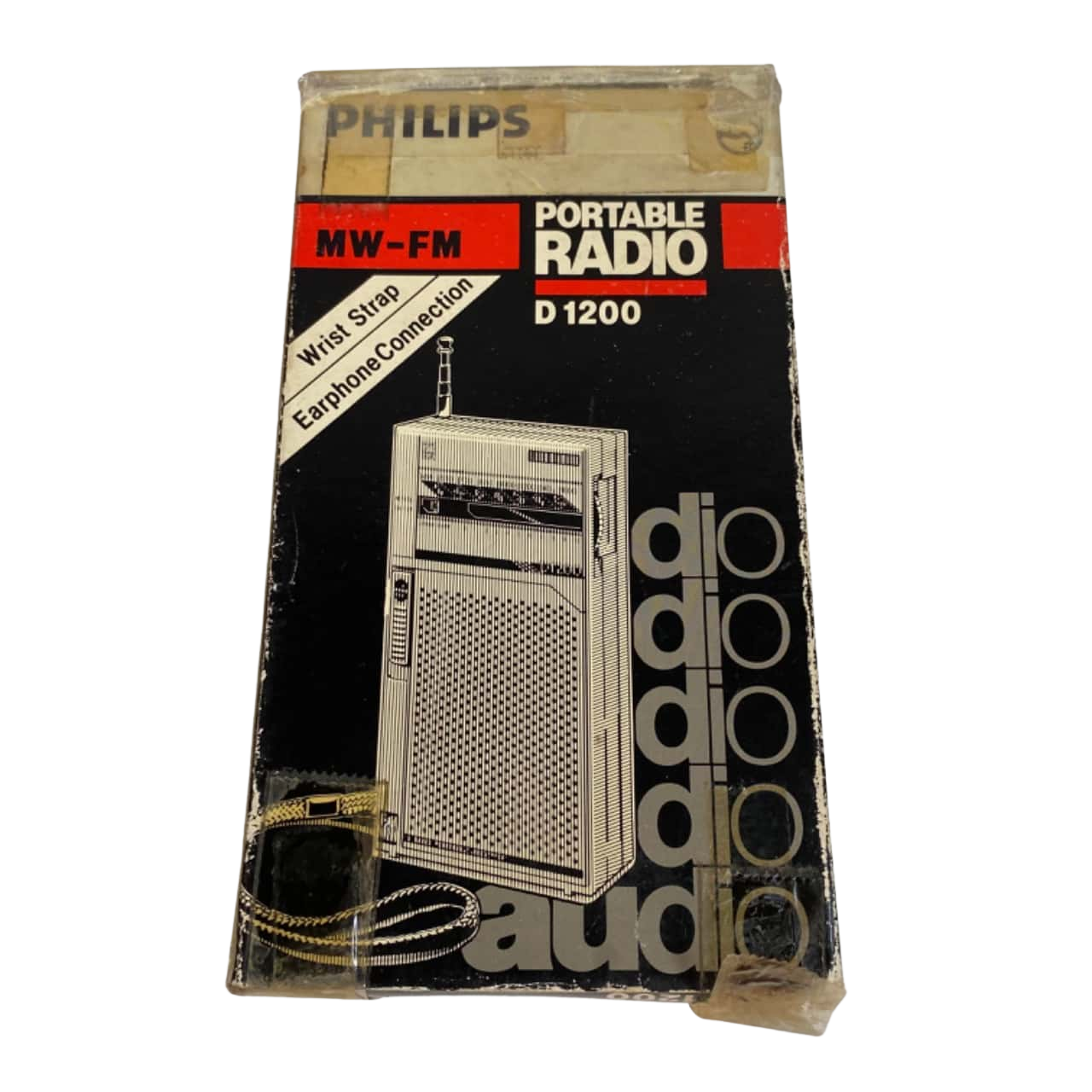 Philips MW-FM Portable Radio D 1200 - Black