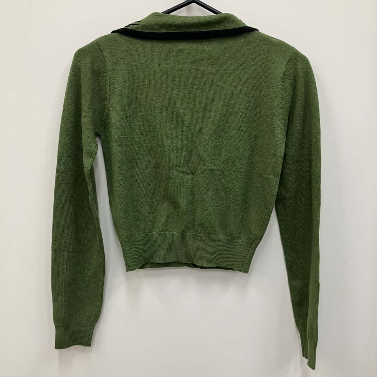 Revival Fox Embroidered Cardigan Womens Size 8 Cardigans Green ...