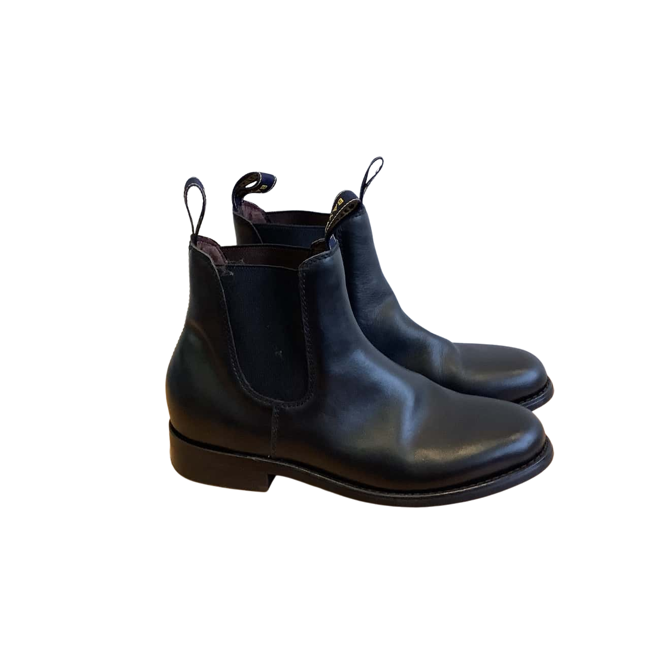 Baxter Men's Size US 5.5 Leather Ankle Boot Black (s)