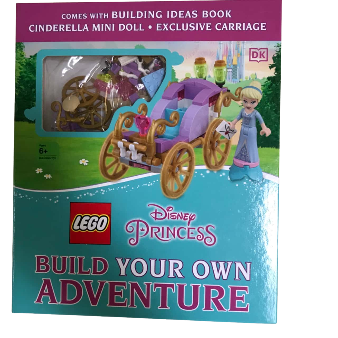NWOT Lego Disney Princes Build Your Own Adventure Book & Bricks Great ...