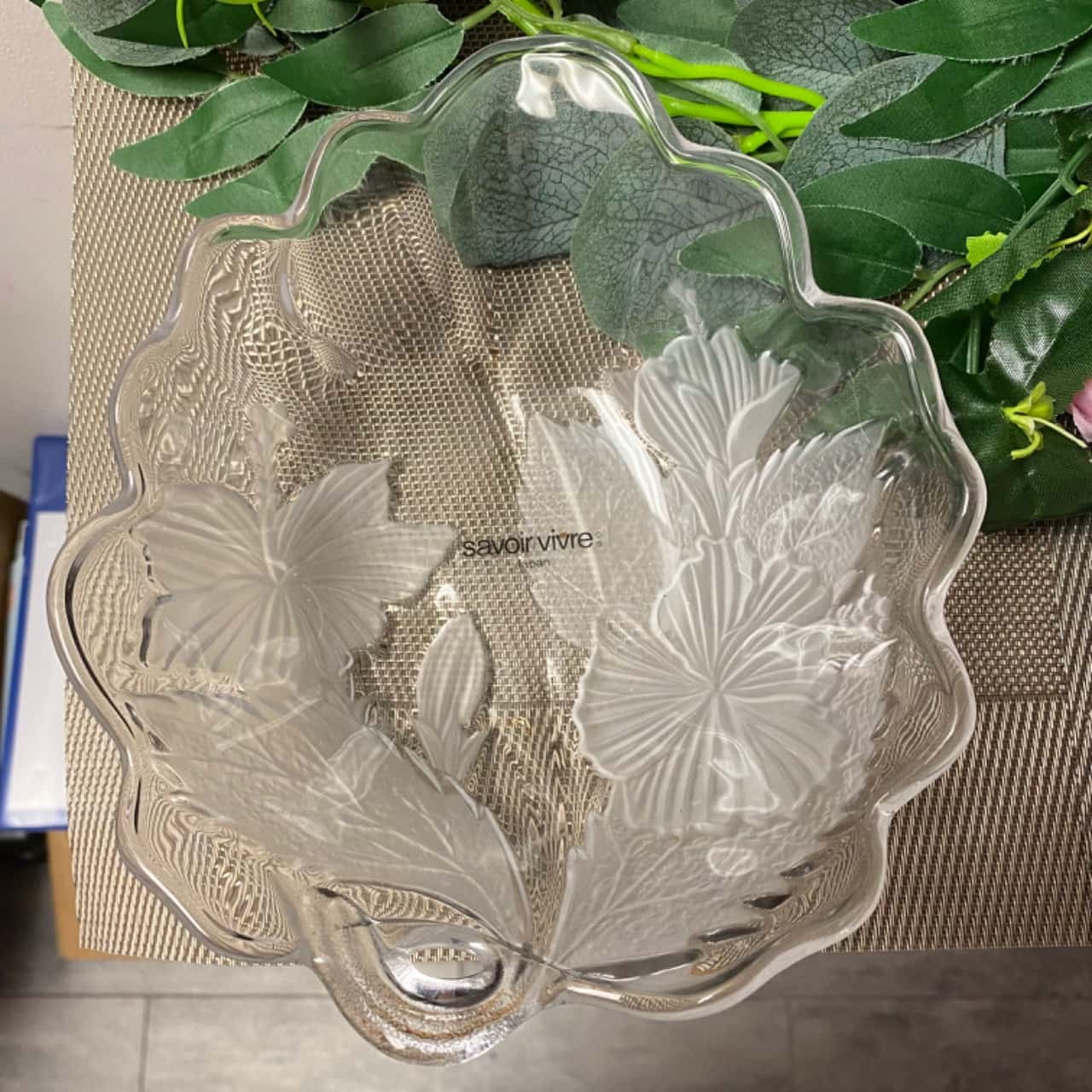 Retro Crystal Hibiscus Savoir Vivre Bowl(s)
