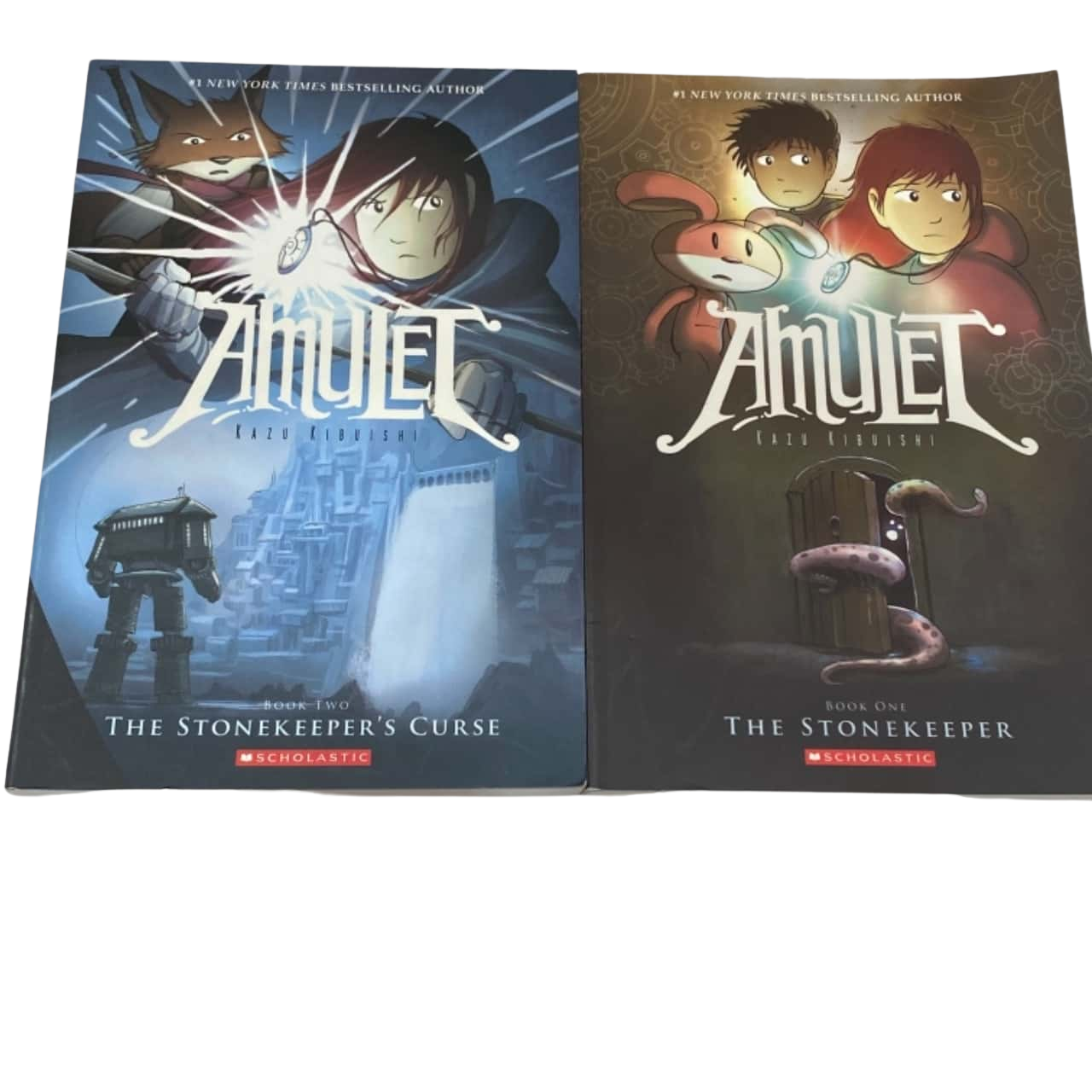 Amulet The Stonekeeper Comic Book Bundle Graphic Novel Book 1 and 2 Fantasy