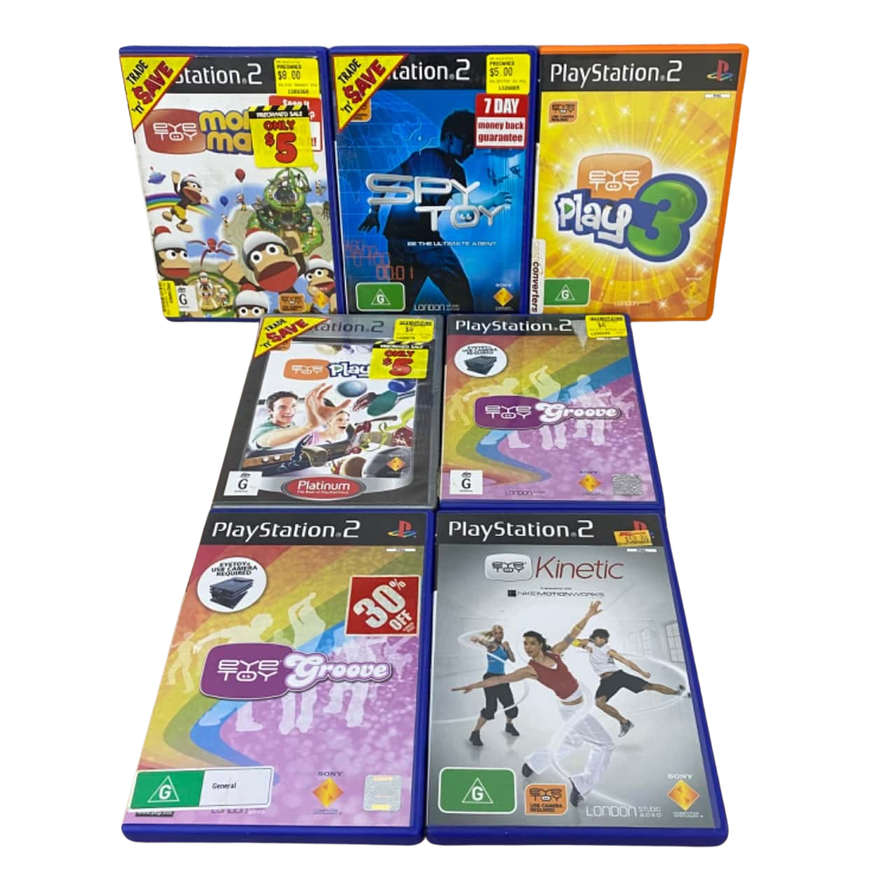 PlayStation 2 Eyetoy Game Bundle(s)