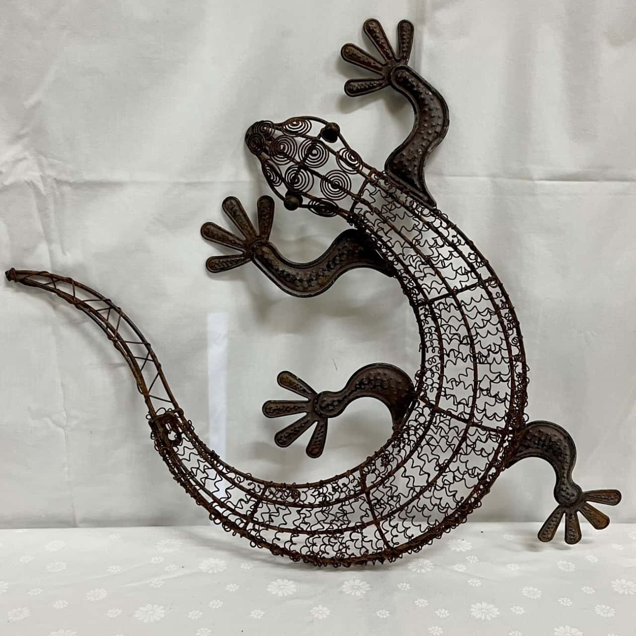 Wire & Metal Gekko Wall Art (s)