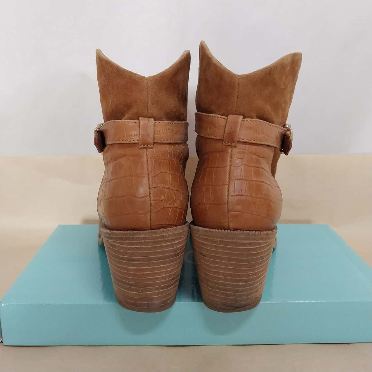 Mimco - Women's boots, Size 37, Brown,leather. (s)