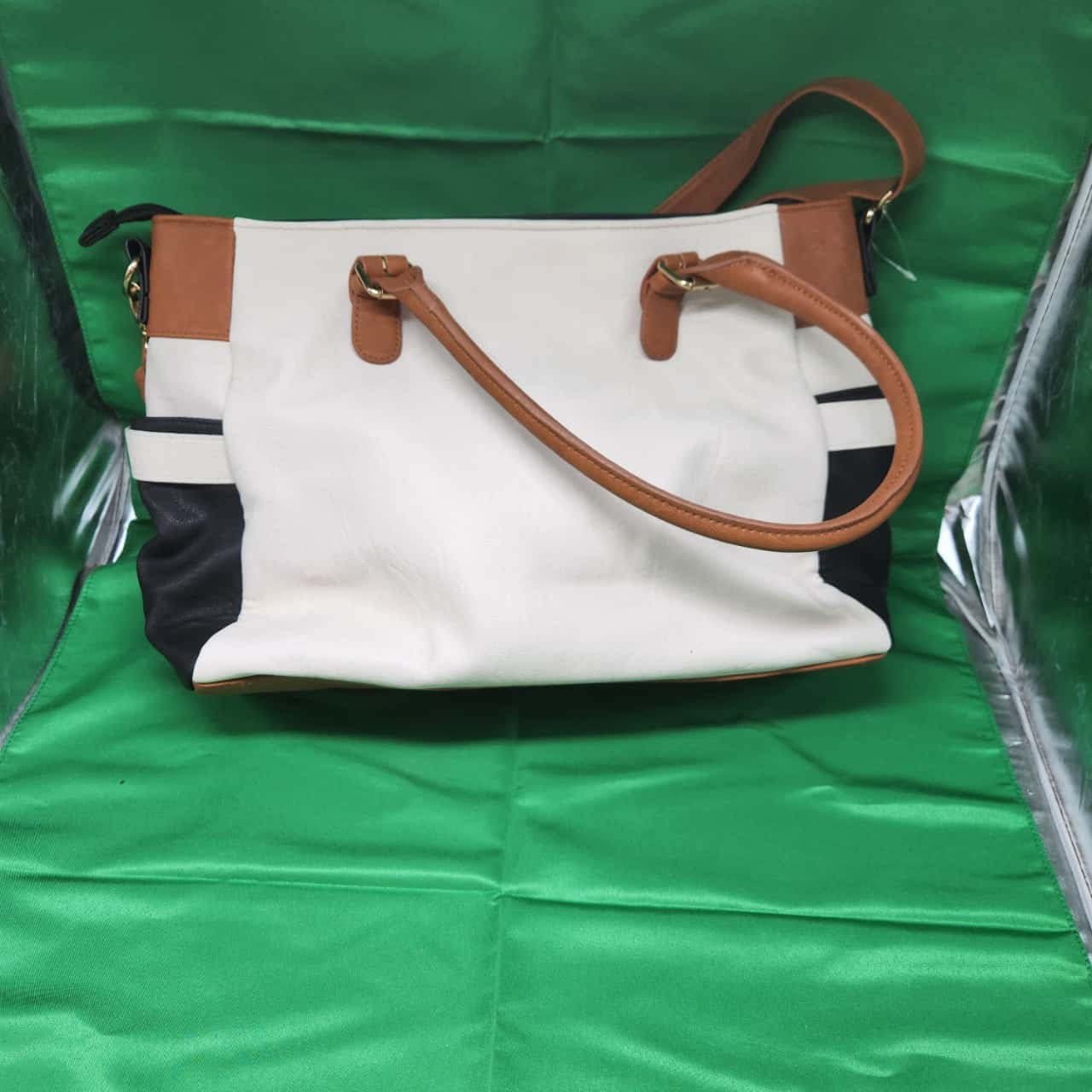 Marikai Womens Handbag Black / Brown / Cream (s)