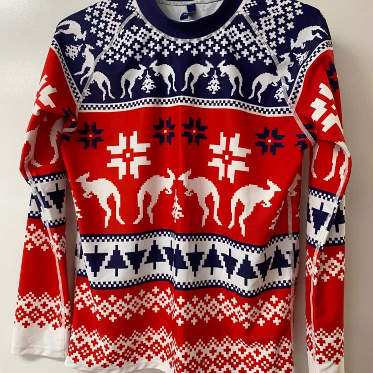 Unisex Australiana The Ugly Xmas Rashie Long Sleeve XL