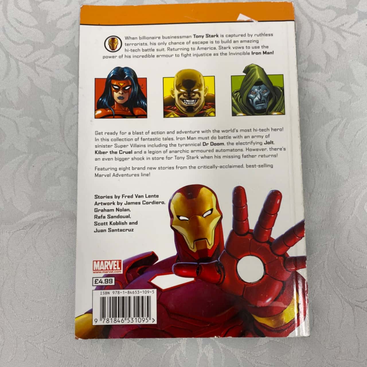 Marvel Pocket Book Marvel Adventures Iron Man Armoured Avenger