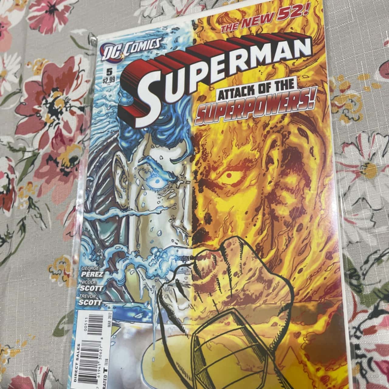 DC, comics, superman attack of the superpower #5 March 2012 (b27)(s)