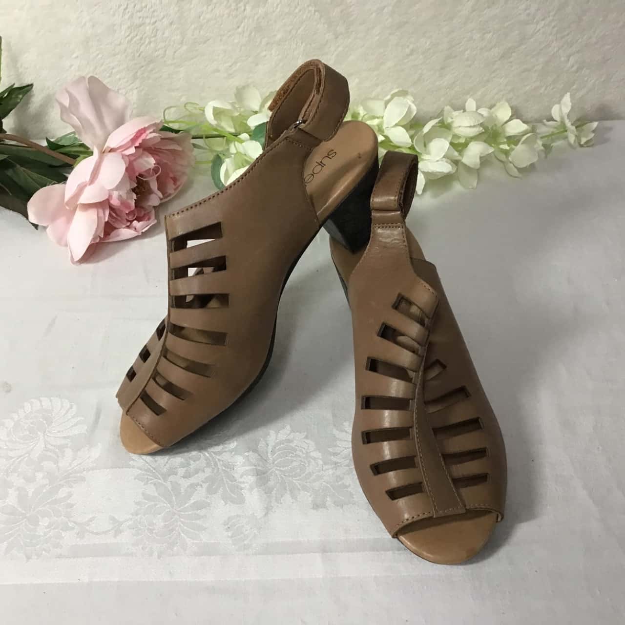 *REDUCED* Supersoft by Diana Ferrari Womens Size 7C Brown Leather Upper ...