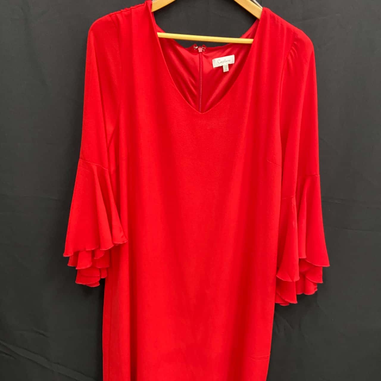 Capture Womens Size 18 Long Sleeve Red (s)