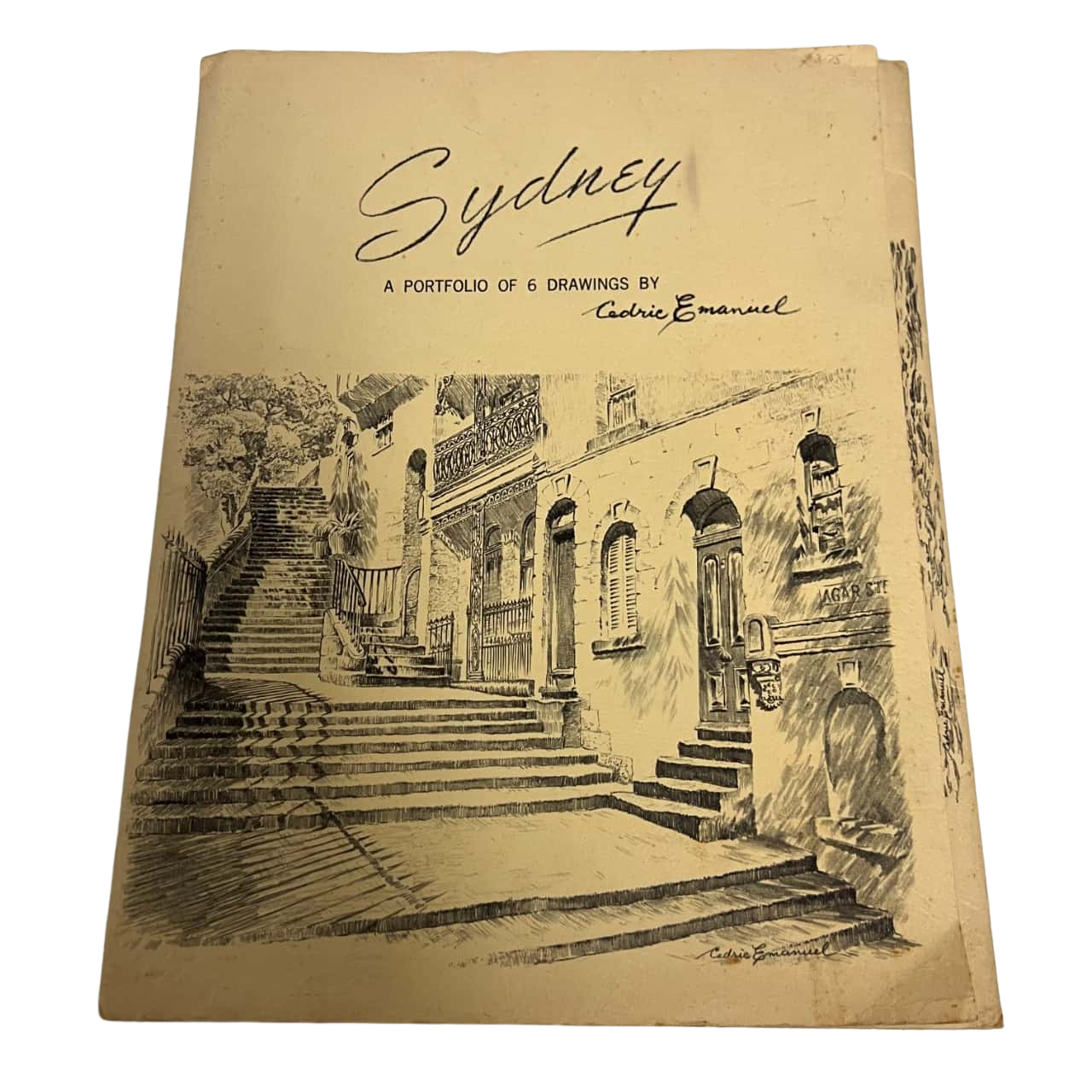 Cedric Emanuel Portfolio Of 6 Drawings (Sydney)