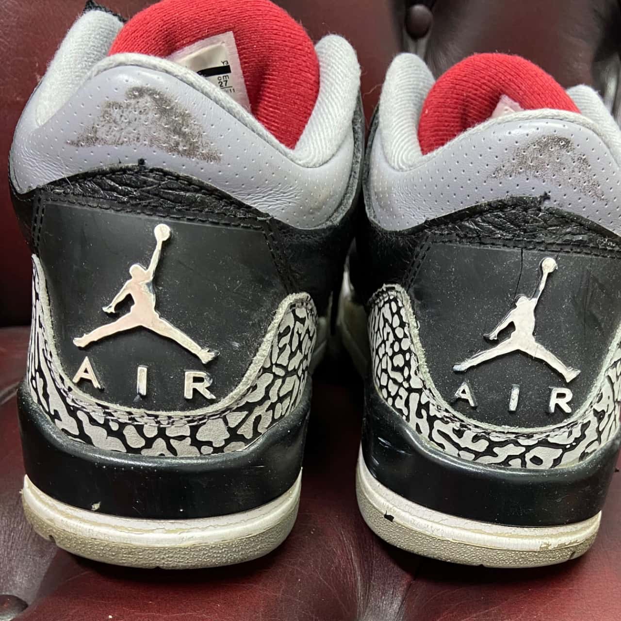 Jordan Mens Sneakers Animal print / Black / Grey / Red (s)