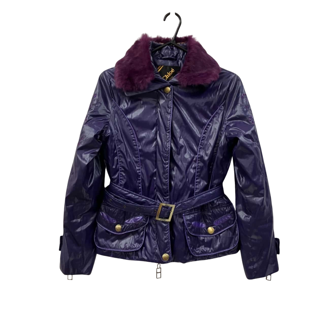 Womens Size M Winter Jacket Purple (s)