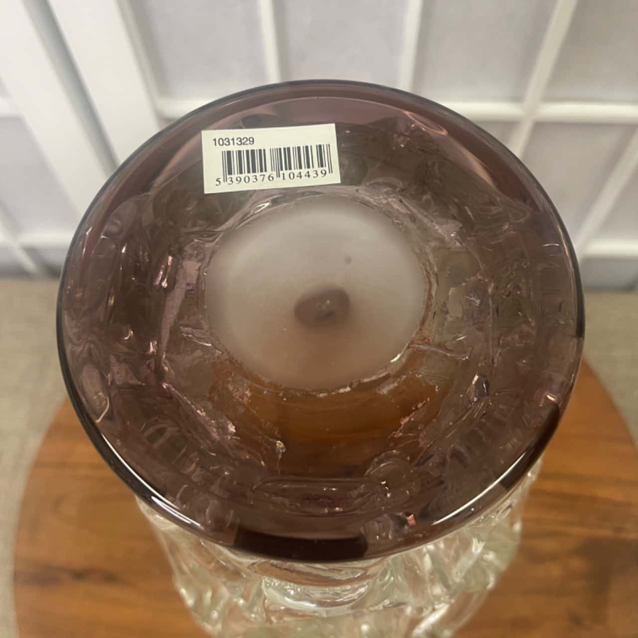 Open Lattice Glass Vase