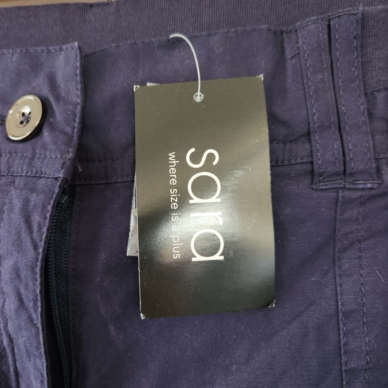 Sara Navy Blue Cargo Pants Size 14 / XL (s) - New With Tags | Salvos Stores