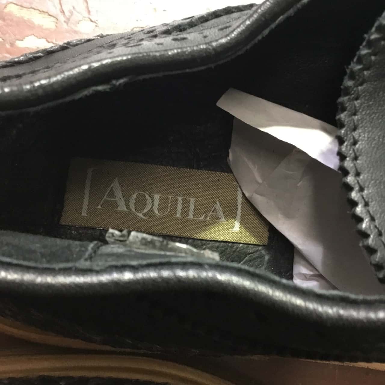Mens Aquila Size 43 Black shoes(s)