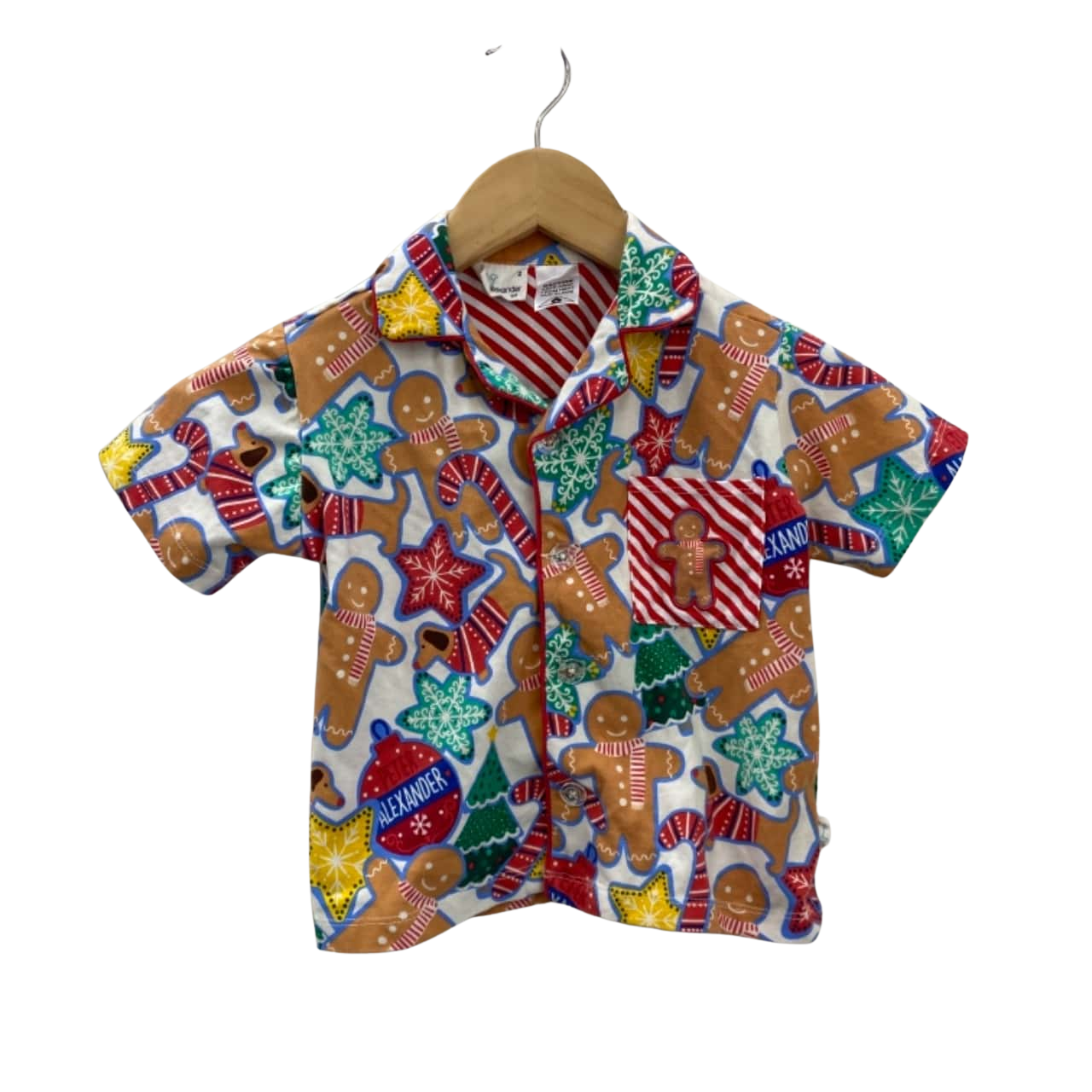 Peter Alexander Kids Size 2 Pyjamas Gingerbread Man (s)