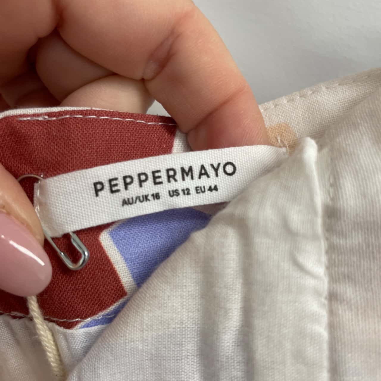 Pepper Mayo BRAND NEW WITH TAGS Bustier Womens Size 16 Mini Dress Blue ...