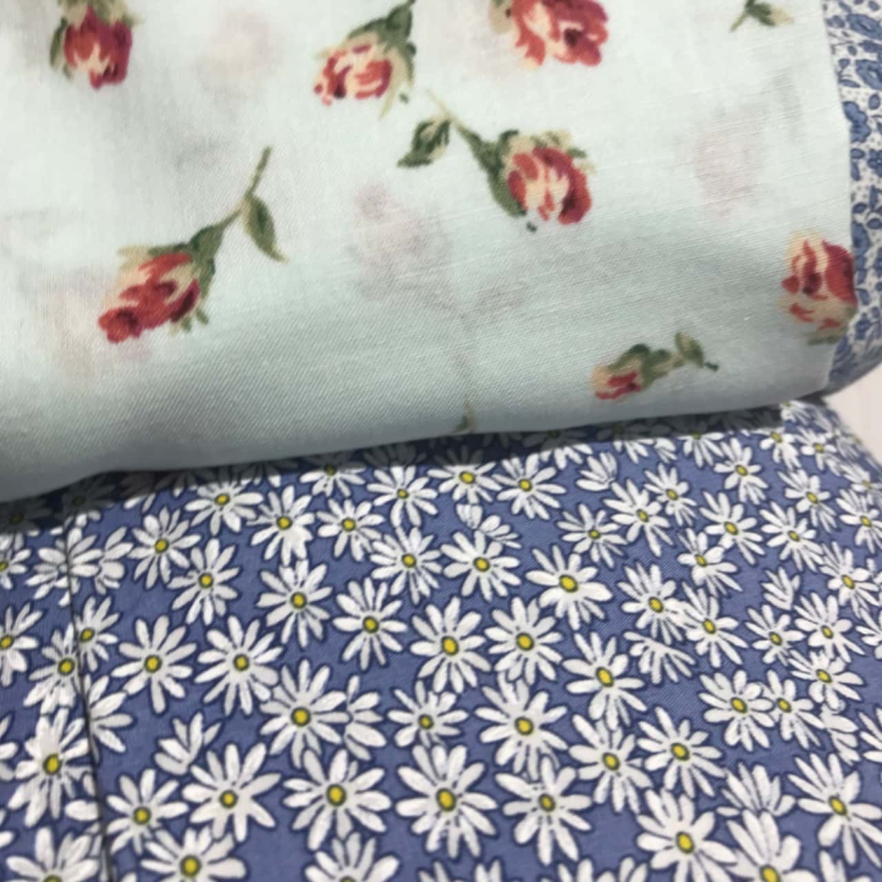 Assorted Fabrics/Different Sizes and Colours suitable for Patchwork