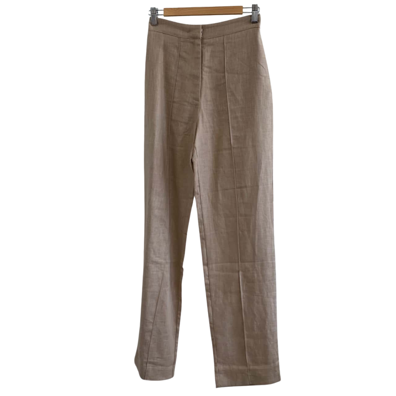 AERE Size 6 Linen Straight Leg Ramie Pants